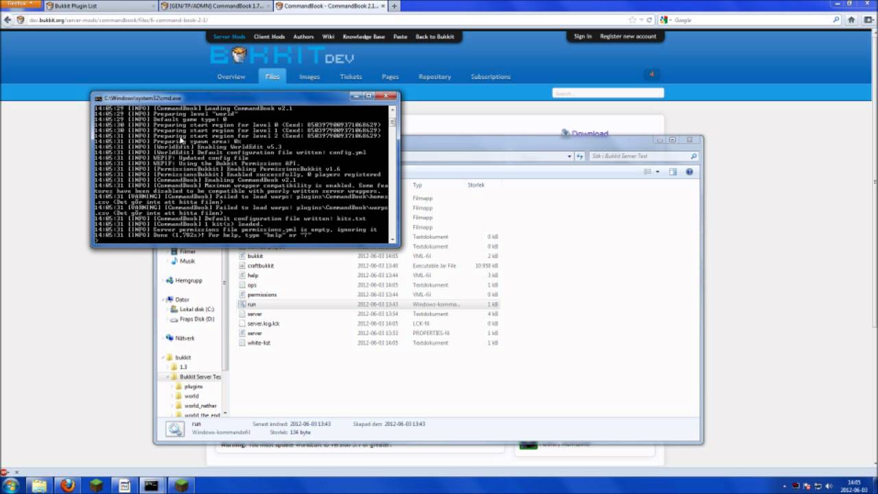 Minecraft Tutorial Bukkit Server Youtube