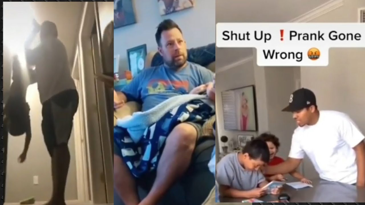 Tiktok Shut Up Prank Compilation Youtube