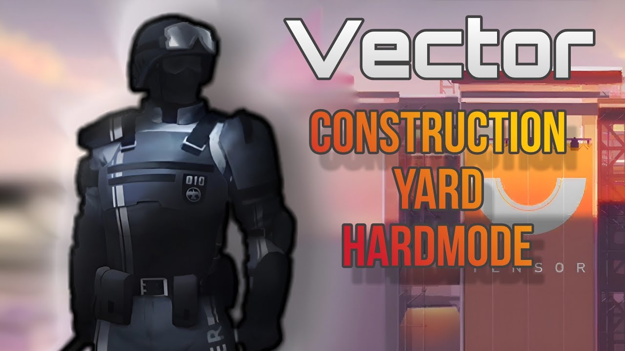 Construction Yard Hard Mode All Levels No Gadgets Vector Remastered