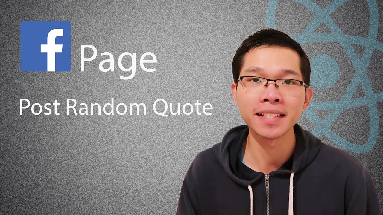 Post Random Quote To Facebook Page With A Button React Tutorial