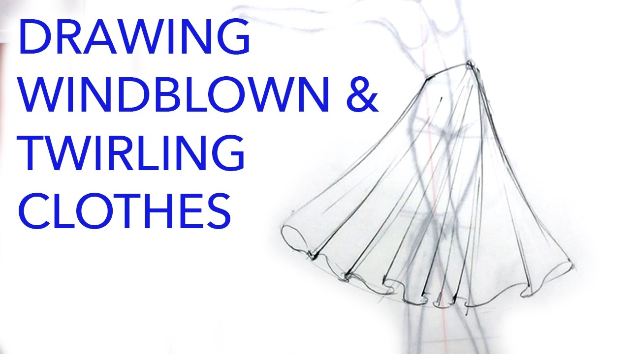 How To Draw A Flowy Dress Online