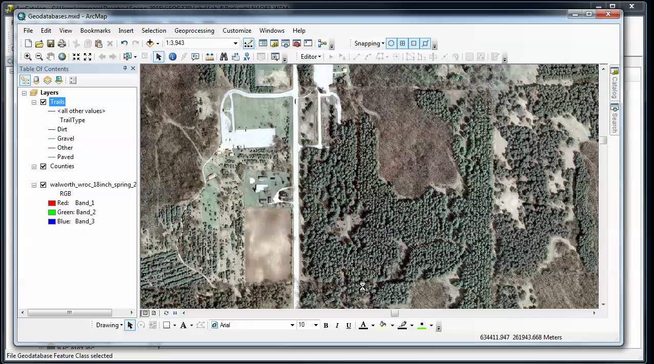 Arcgis Geodatabases And Feature Classes Part 3 Youtube