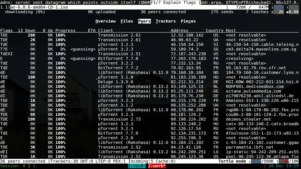 Transmission Remote Cli Ncurses Interface Linux Tui Youtube