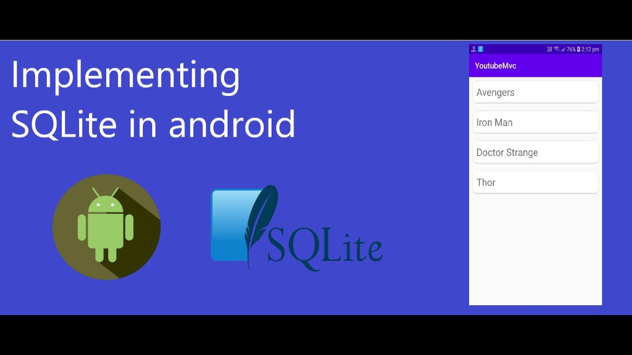 Implementation Of Sqlite In Android Part 2 I Plex Tutorials