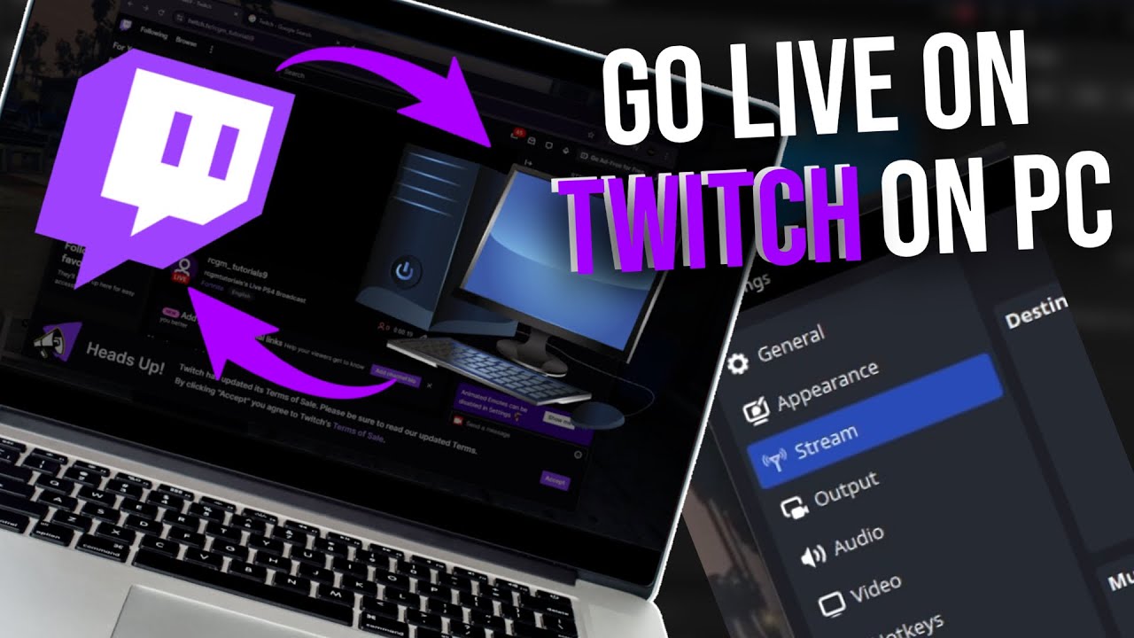 How To Go Live On Twitch On Pc 2024 Youtube