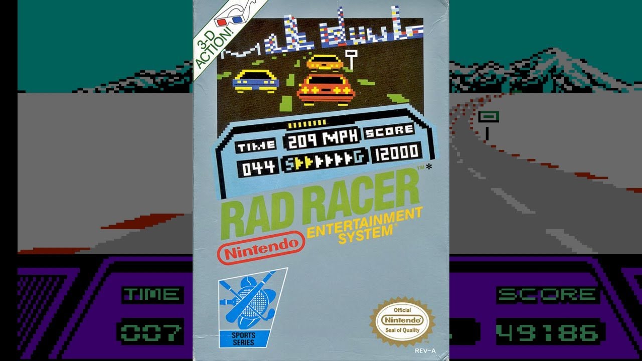 Rad Racer Nes Longplay Youtube