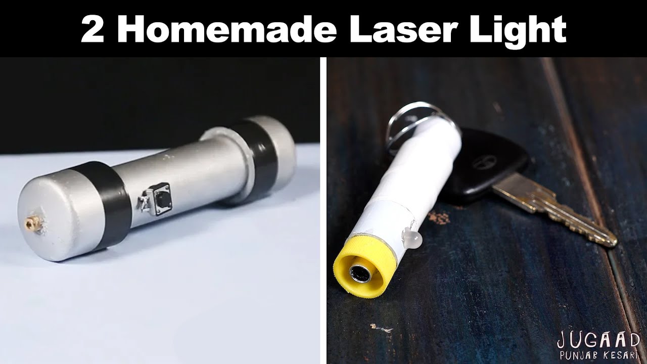 2 Homemade Laser Light Youtube