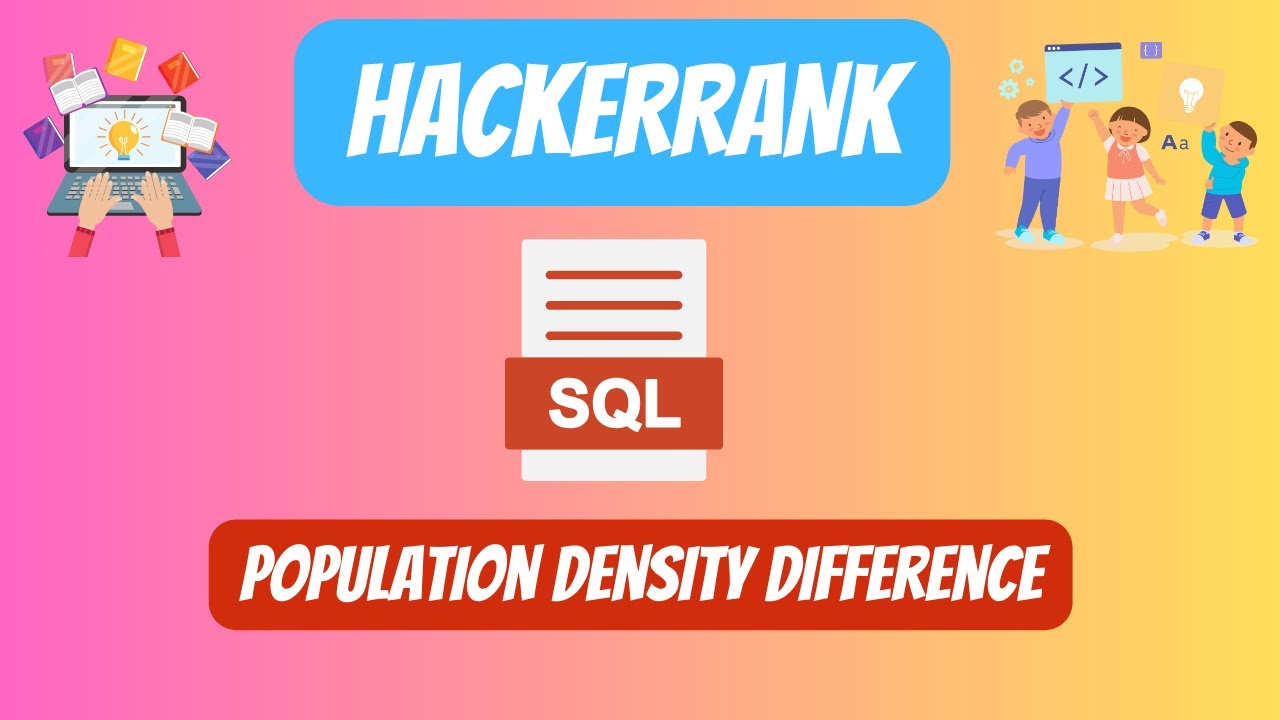 Hackerrank Sql Solution 31 Population Density Difference