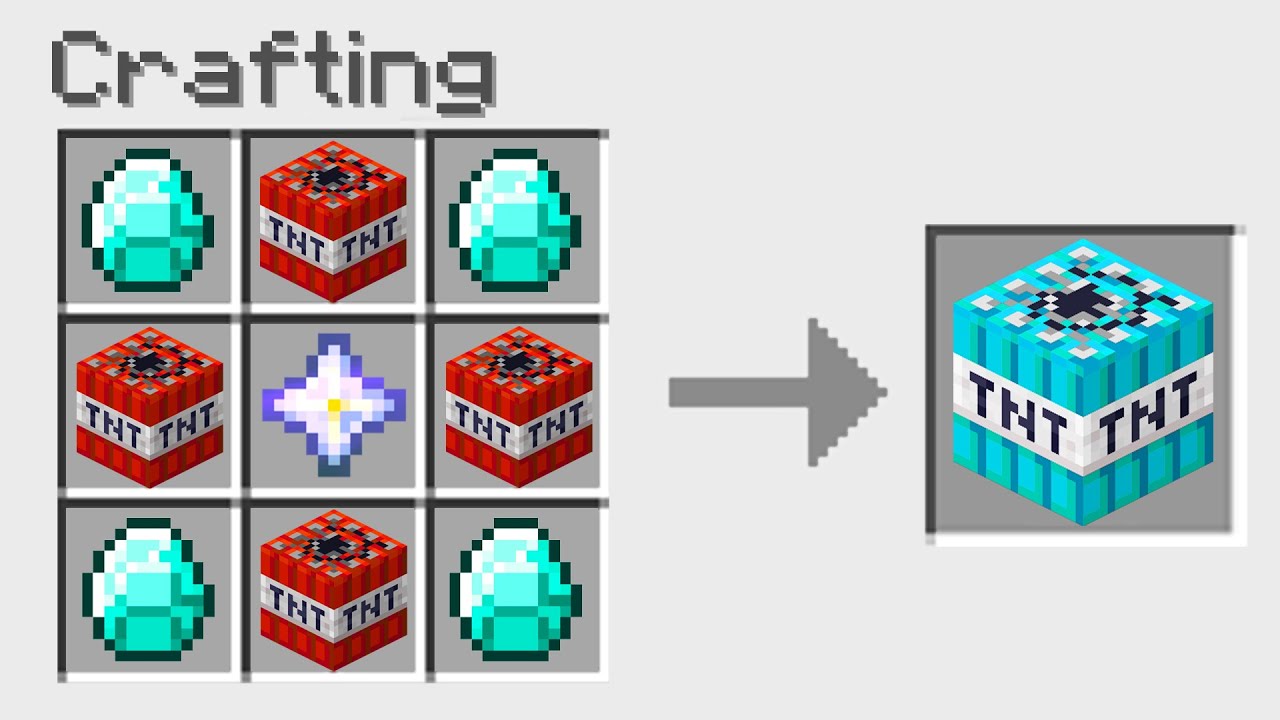 7 New Ways To Craft Tnt In Minecraft Youtube