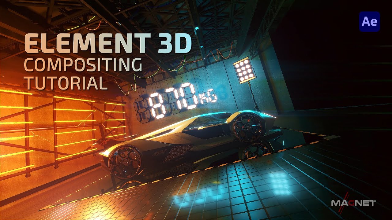 Element 3d Compositing Tutorial Ii After Effect Ii Element 3d Youtube