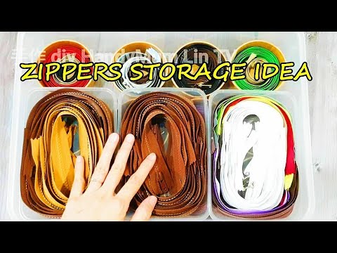 How To Organize My Zippers Diy Storage Idea Handymum Youtube