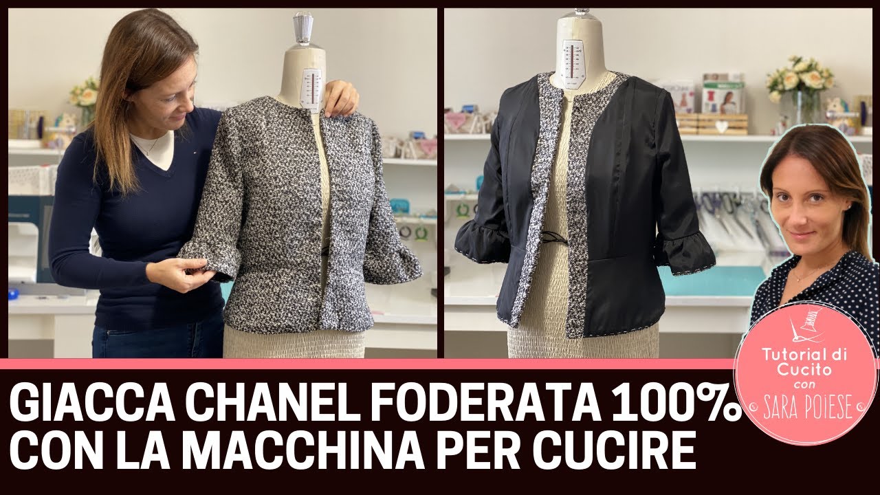 Tutorial Per Cucire Giacca Chanel Foderata Tutta A Macchina In