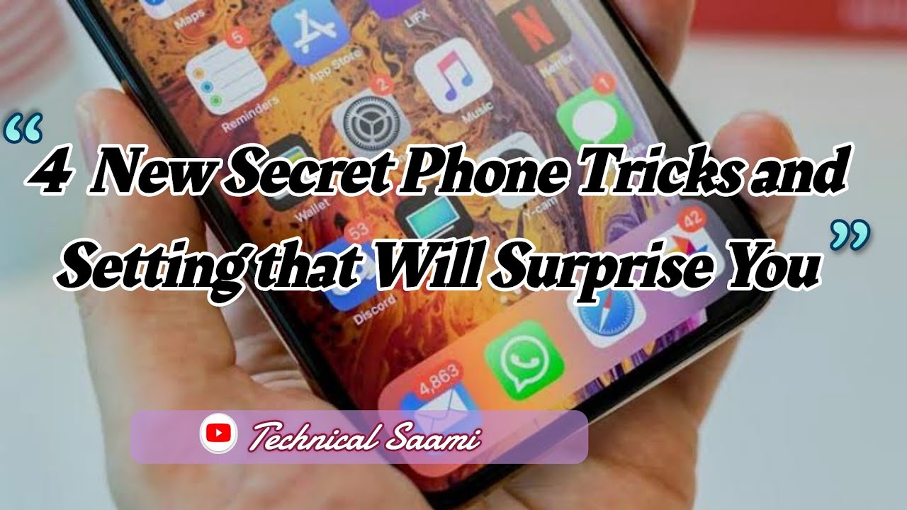 4 New Secret Phone Tricks And Setting Youtube