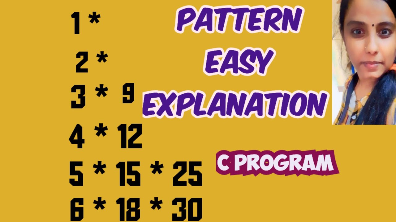 Pattern C Program C Programming Language Tutorial Interview Question