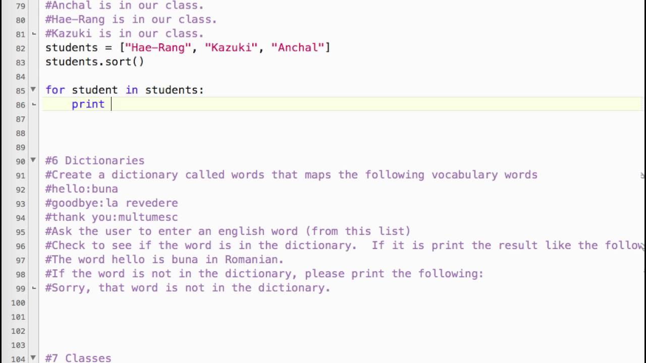 Python Final Review 5 Youtube