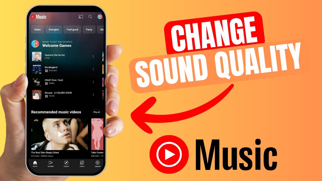 How To Change Sound Quality On Youtube Music Youtube