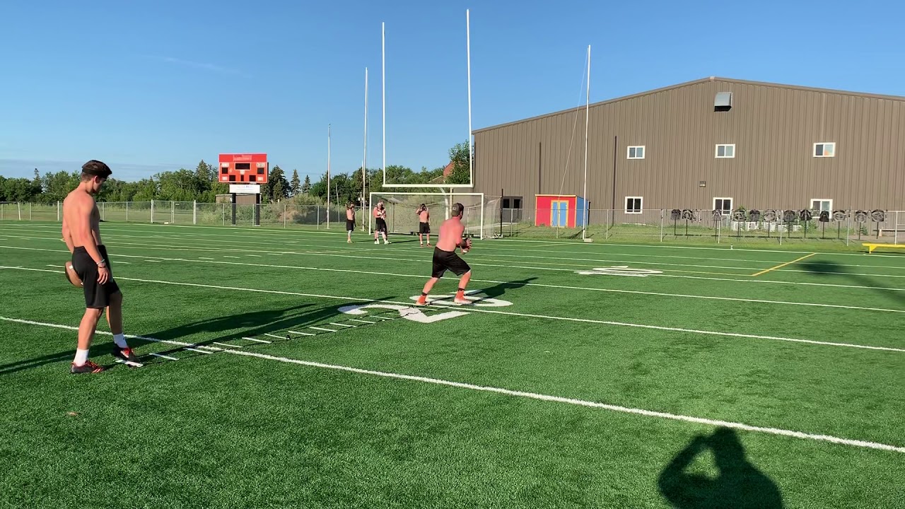 Qb Drills Ladder Two Feet Hops Youtube