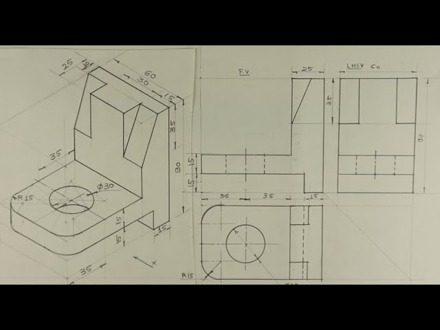 Orthographic Projection Architecture 3d Solid Reconstruction From 2d