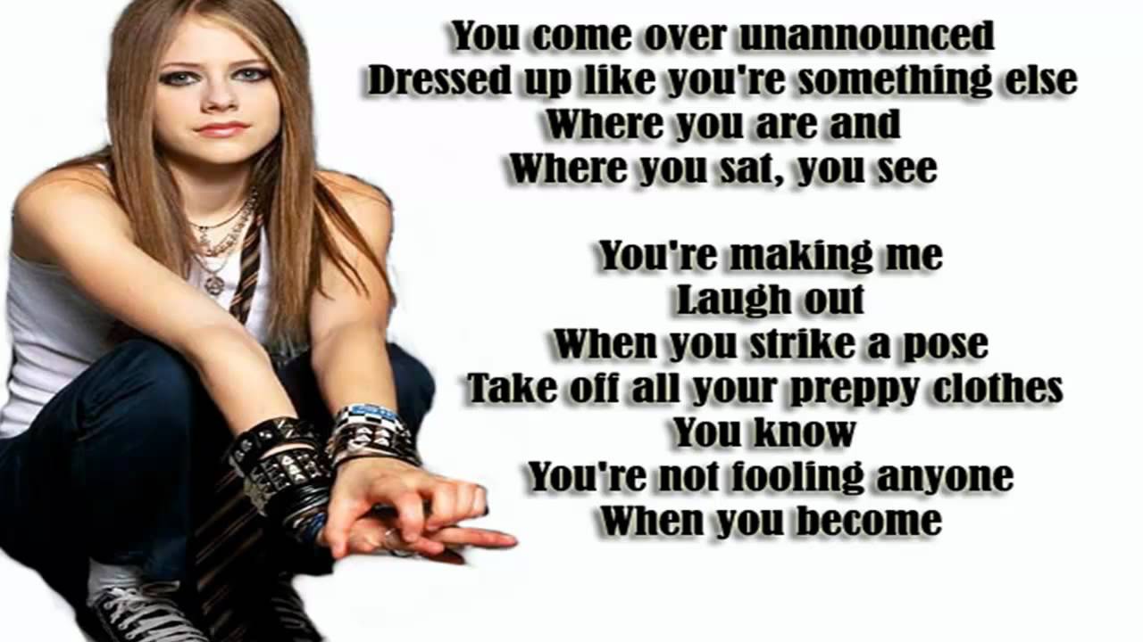 Avril Lavigne Complicated Lyrics Avril Lavignemanfaat Khasiat Madu