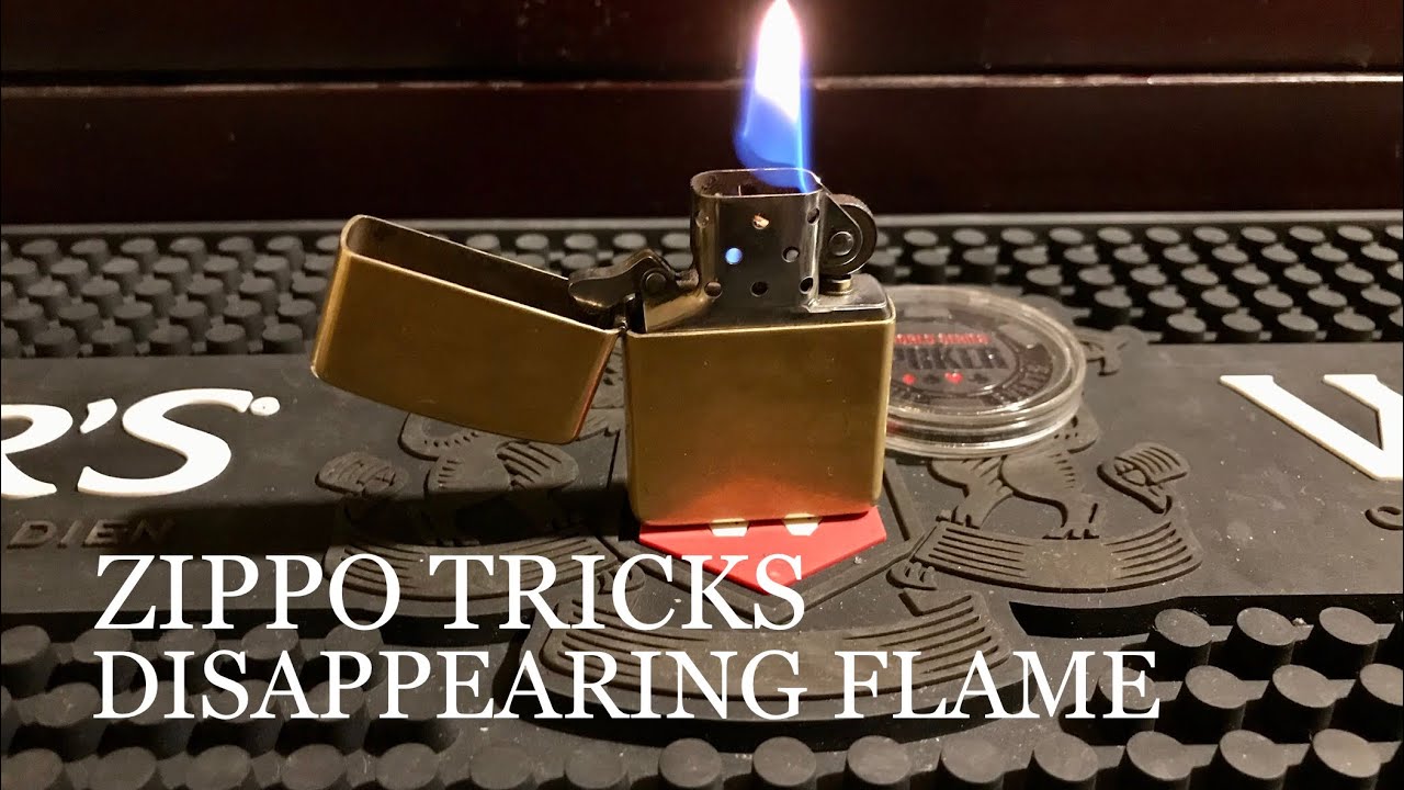 Zippo Tricks The Disappearing Flame Explained Youtube