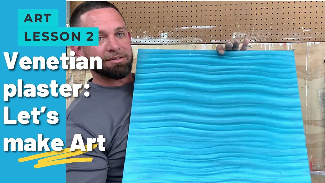 Best Tutorial For Beginners Venetian Plaster Metallic Wave Effect