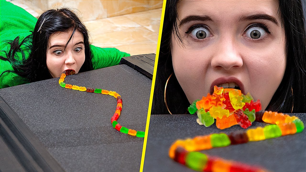 Gummy Bears Challenge Gummy Bears Hacks Youtube