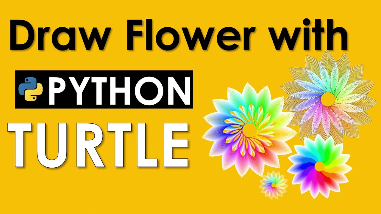 How To Draw A Flower Using Python