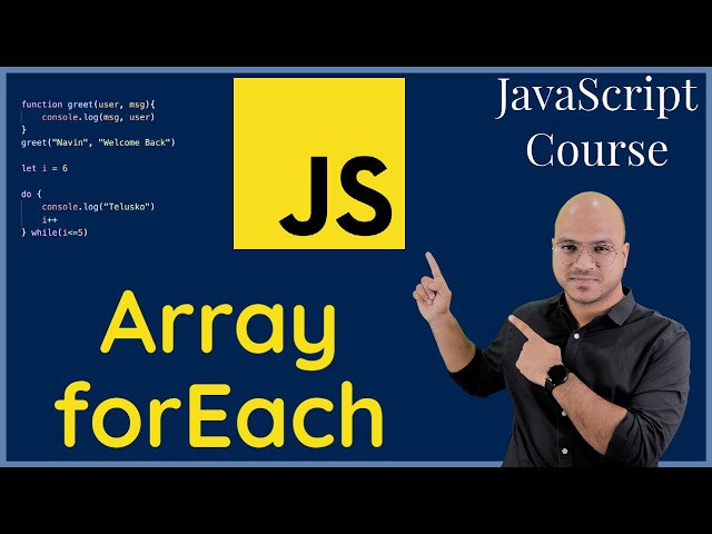 Javascript Array Foreach Method Example