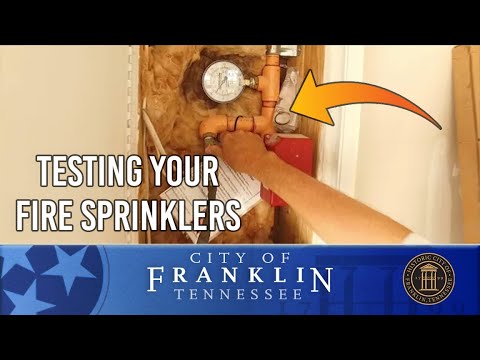 Testing Your Fire Sprinklers Youtube