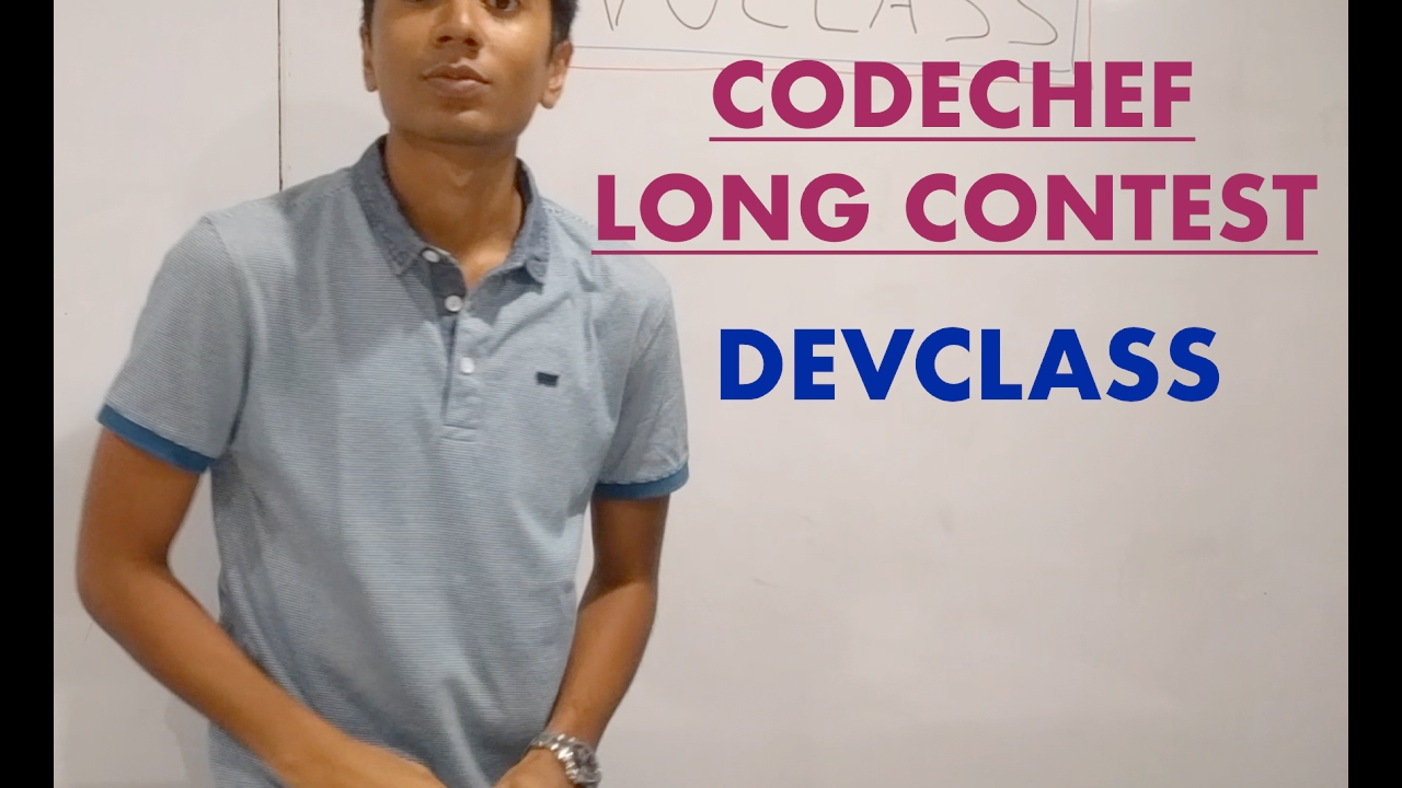 Codechef Tutorial Devclass String Processing Youtube