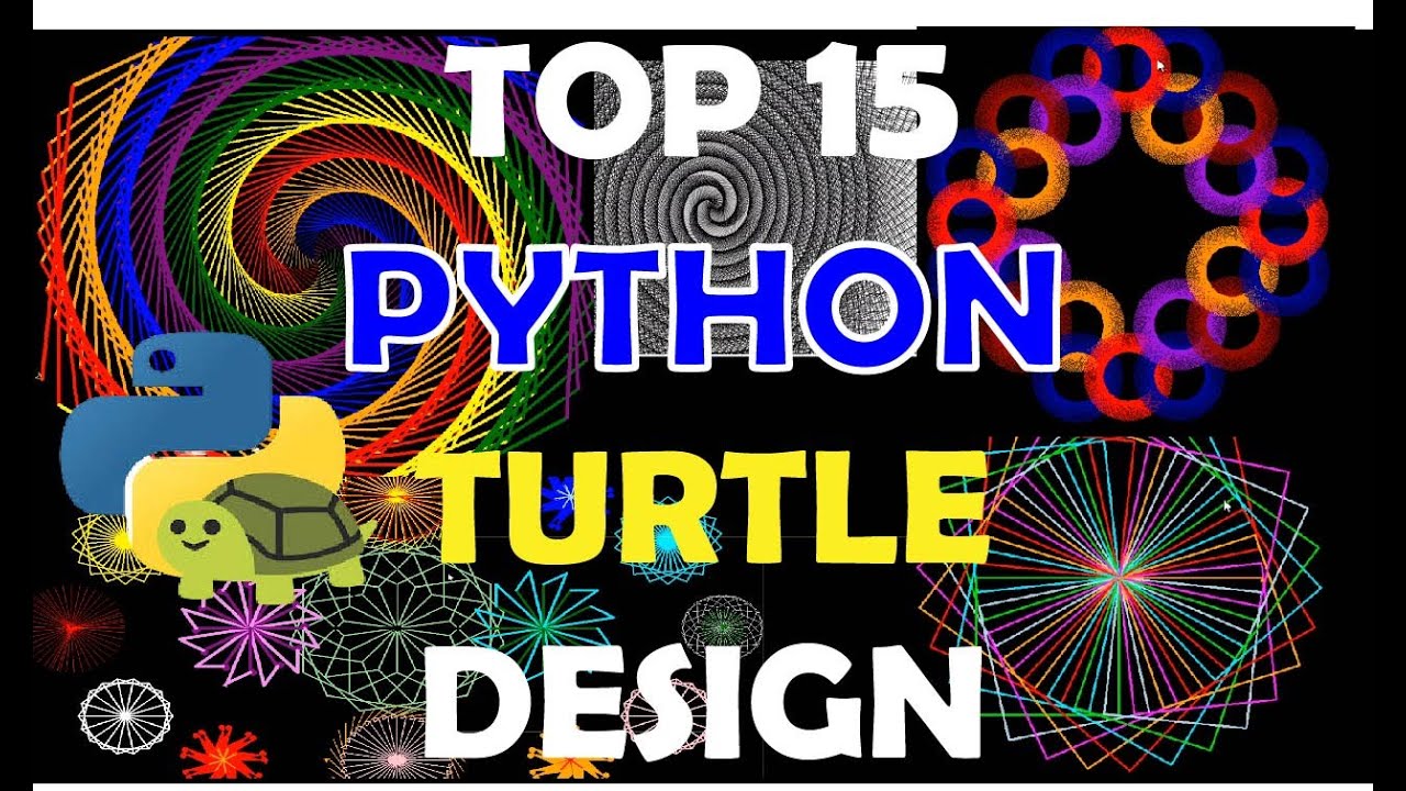 Top 15 Python Design Using Turtle Must Watch 1 Minute Craft Youtube