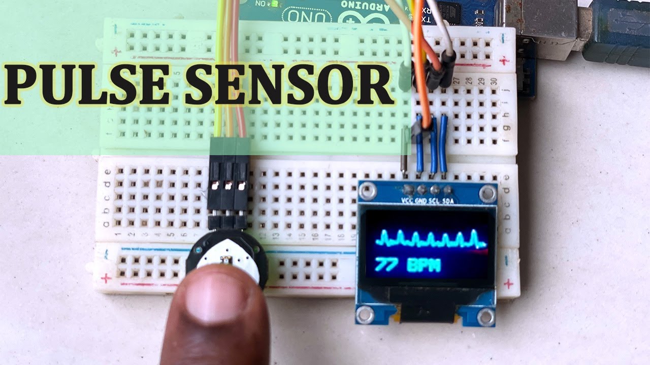 How To Use A Pulse Sensor With Arduino Youtube