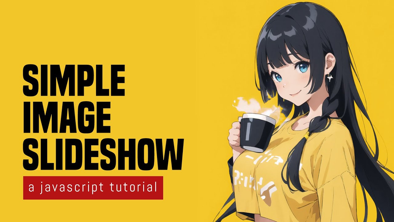 Simple Image Slideshow In Html Javascript Youtube