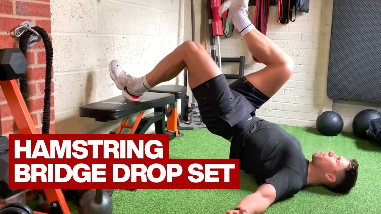 Hamstring Bridge Drop Set Youtube