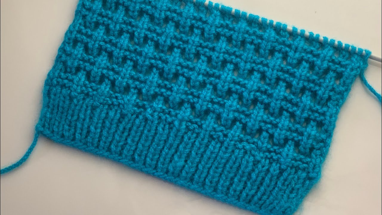 Easy Knitting Pattern Design For Ladies Gents Sweater Youtube