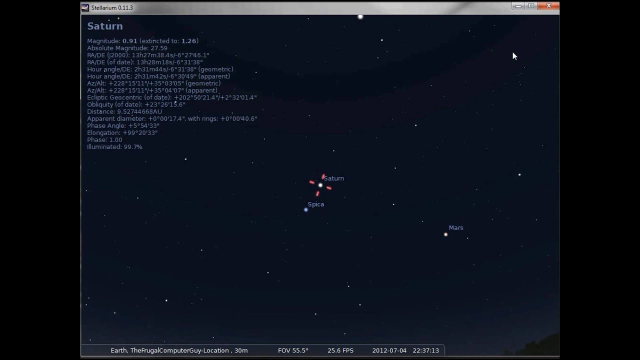 Stellarium 1 Part 1 Youtube