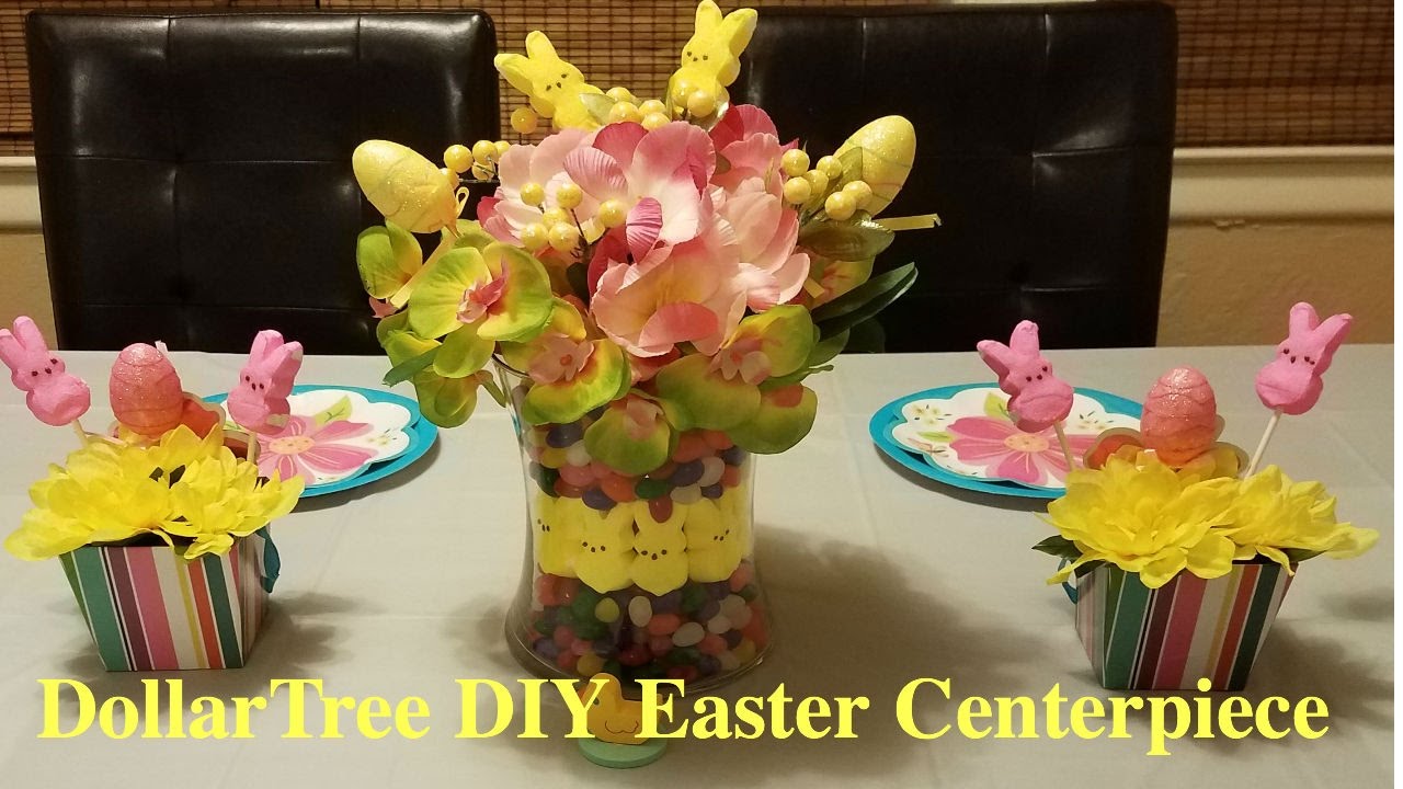 Dollar Tree Diy Easter Centerpiece Youtube