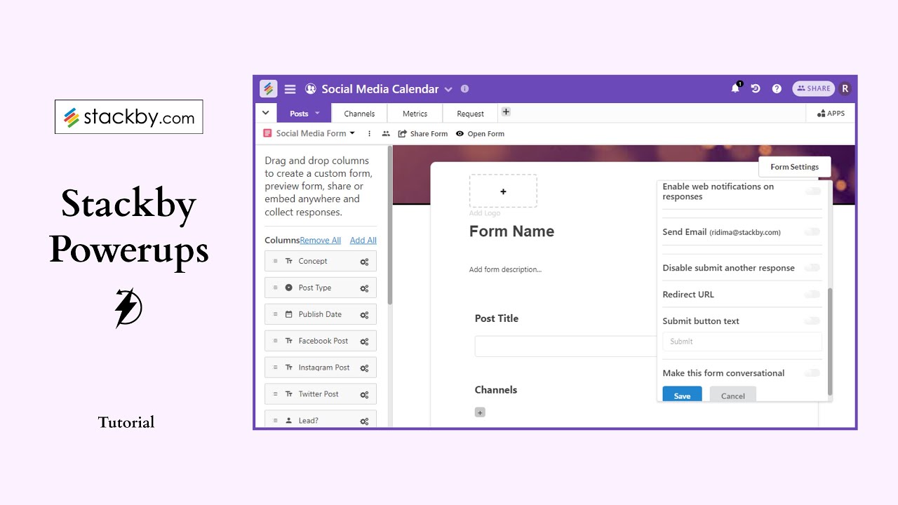 Stackby Tutorial Part 4 Stackby Powerups No Code Database Youtube