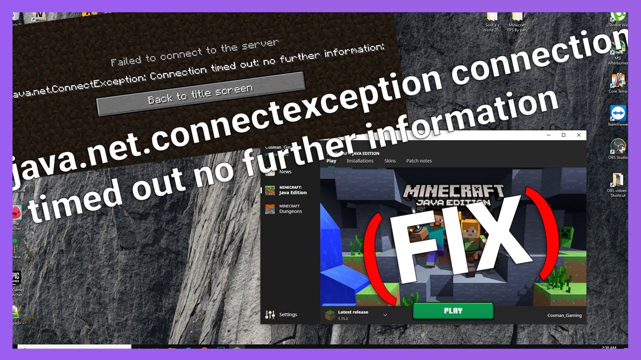 рџџјhow To Fix Java Net Connectexception Connection Timed Out No Further