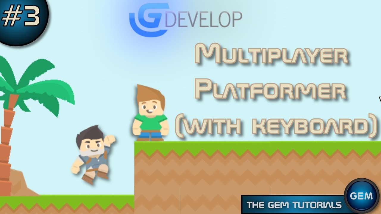3 Multiplayer Platformer Keyboard Gdevelop 5 Youtube