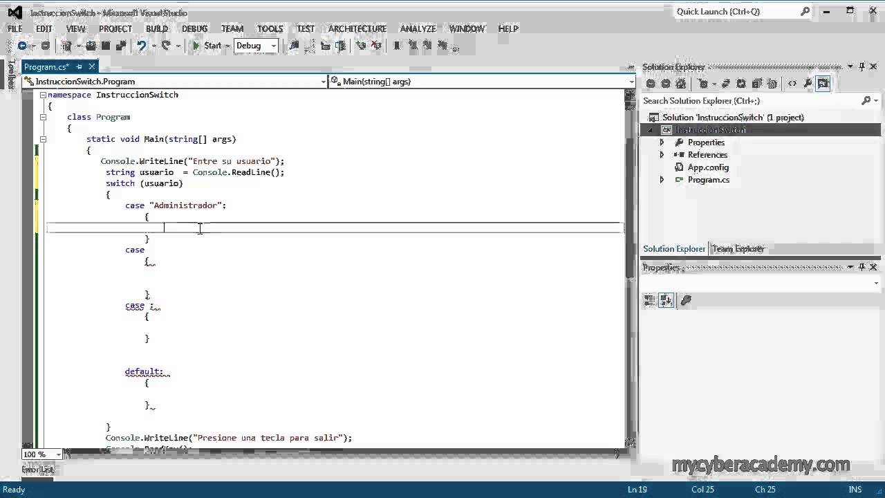 Tutorial C 10 Estructura Switch Youtube