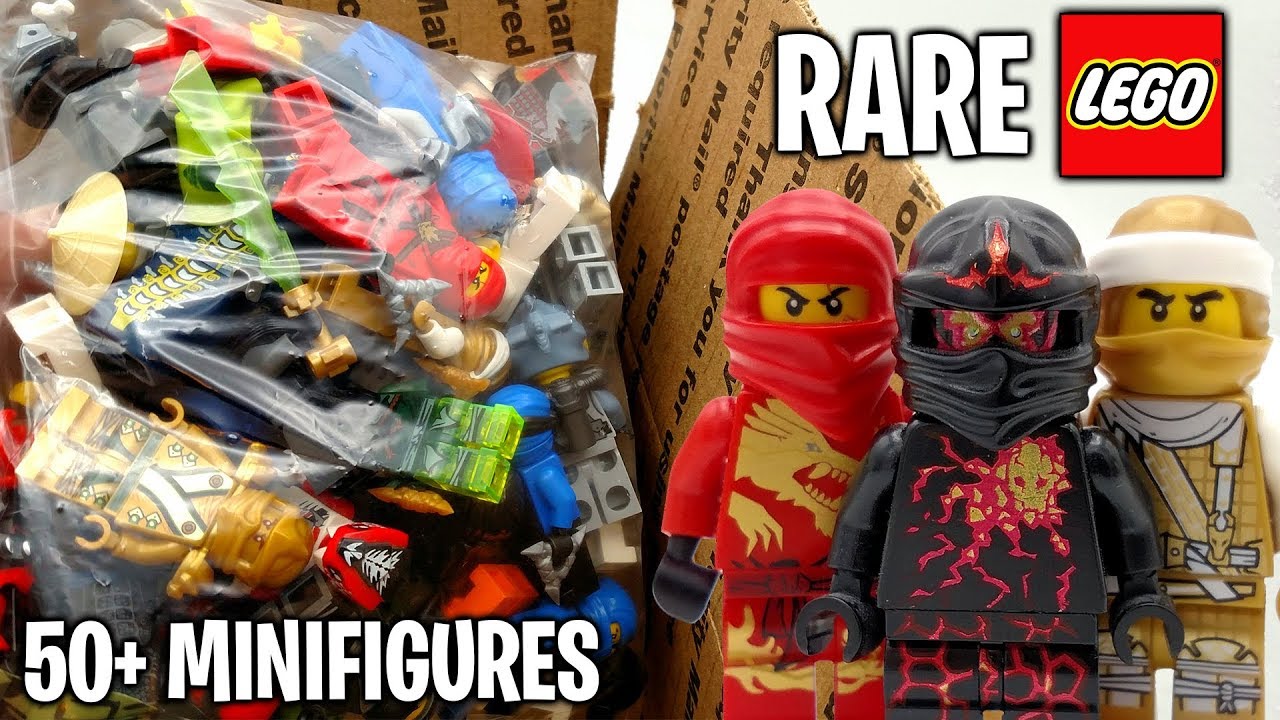 Huge Lego Mystery Box Of 50 Rare Ninjago Minifigures 51 Off
