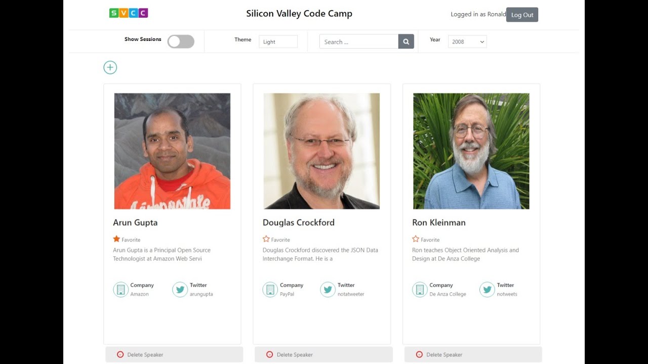 React Conference Youtube