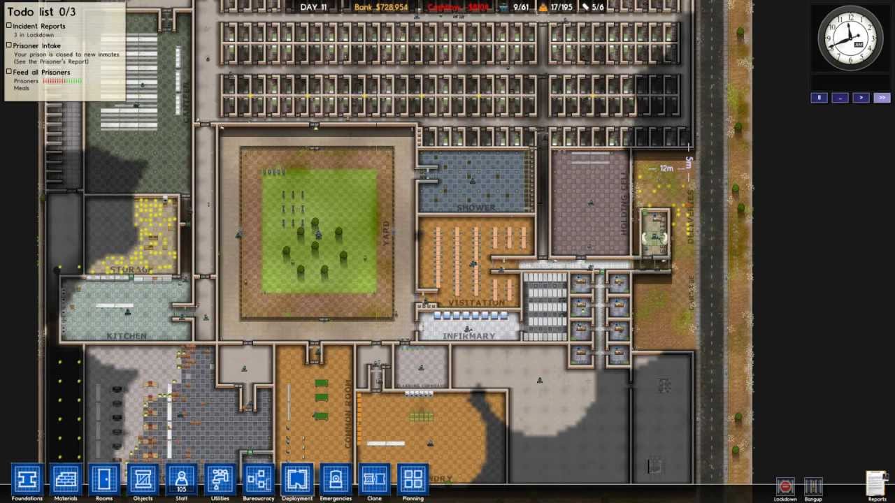 Prison Architect Creating Alcatraz Timelapse Youtube