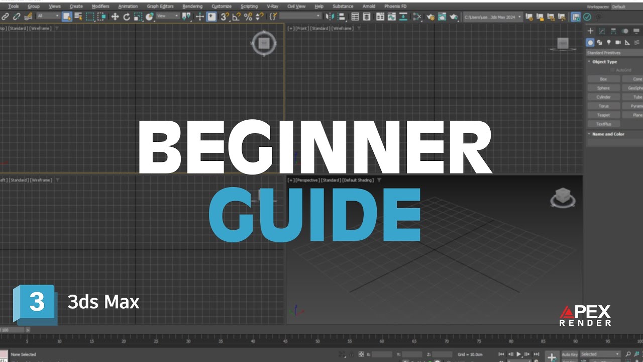 3ds Max Tutorial Beginner Guide Youtube