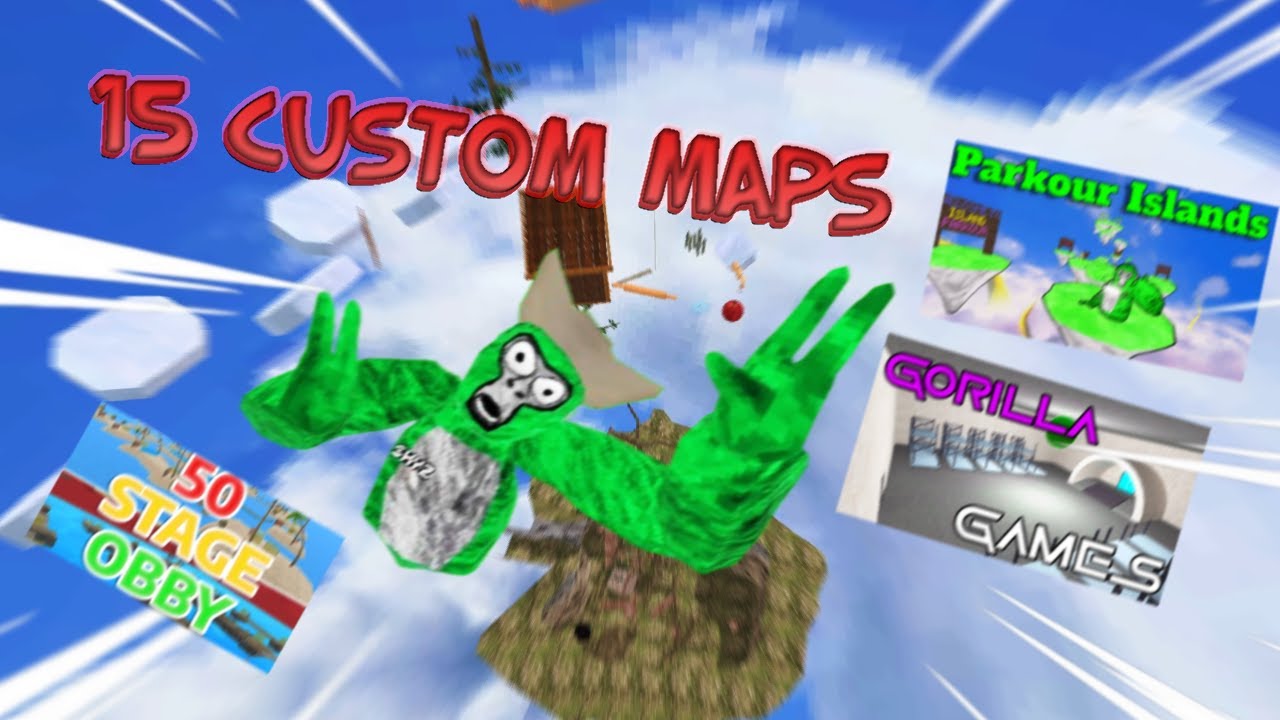 I Played 15 Custom Maps Gorilla Tag Youtube