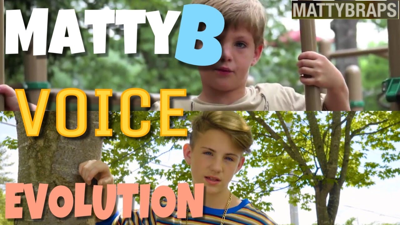 Mattyb Voice Evolution 2010 2017 Youtube