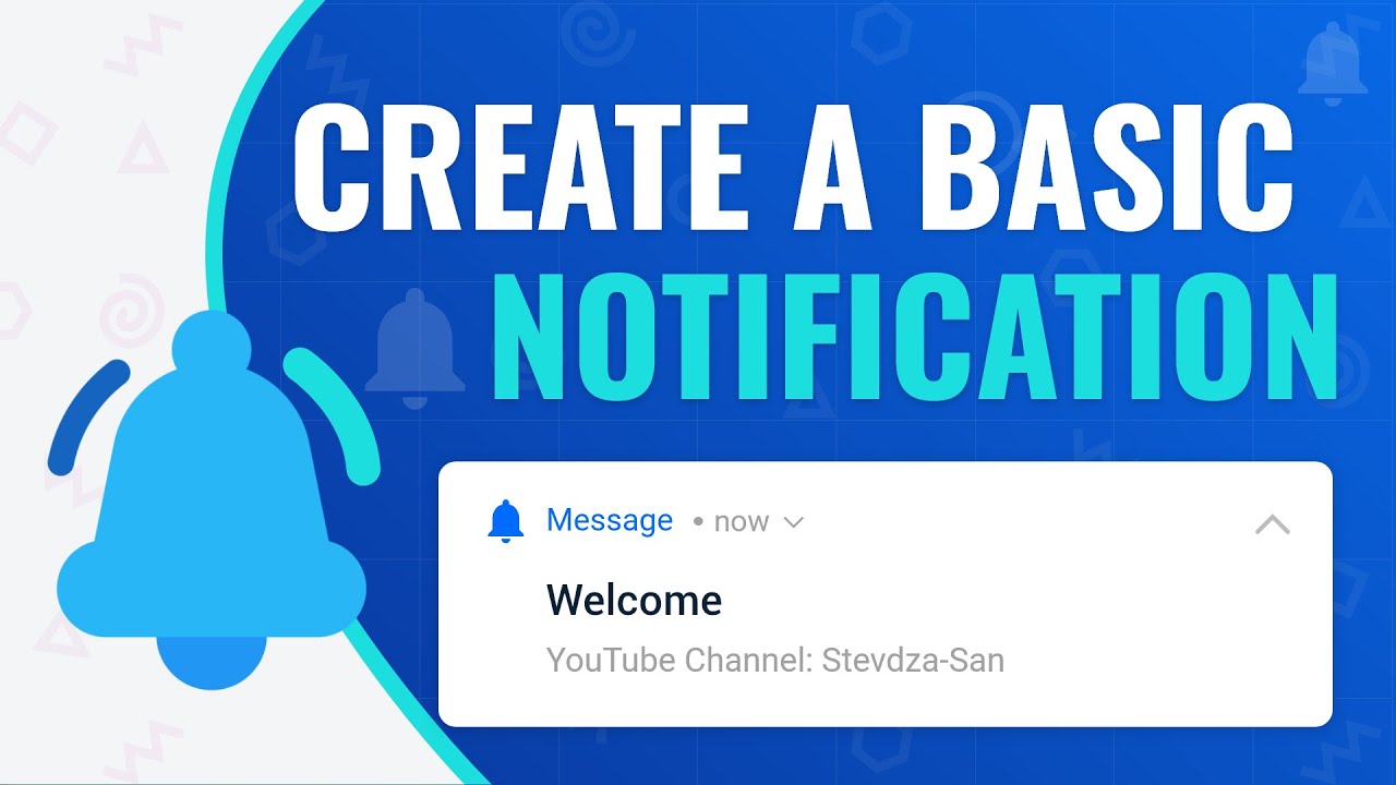 Creating A Basic Notification Notifications In Android Youtube