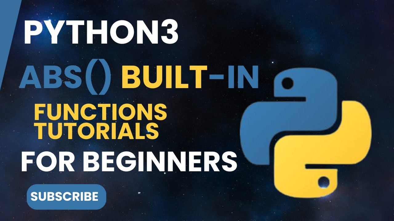 Abs Built In Function In Python At Zane Hodge Blog