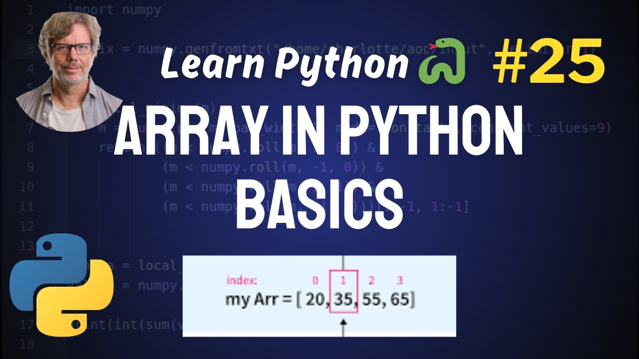 Arrays In Python Initialize And Array Methods Python Full Course рџђќ